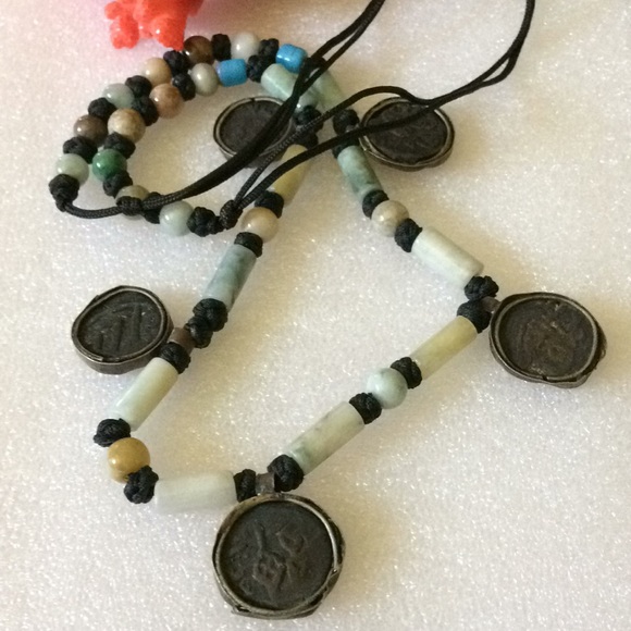 Antique | Jewelry | Antique Jade Coin Necklace | Poshmark